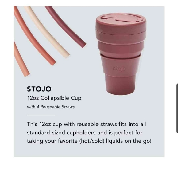 Kitchen | Copy Stojo Cups With 4 Straws | Poshmark
